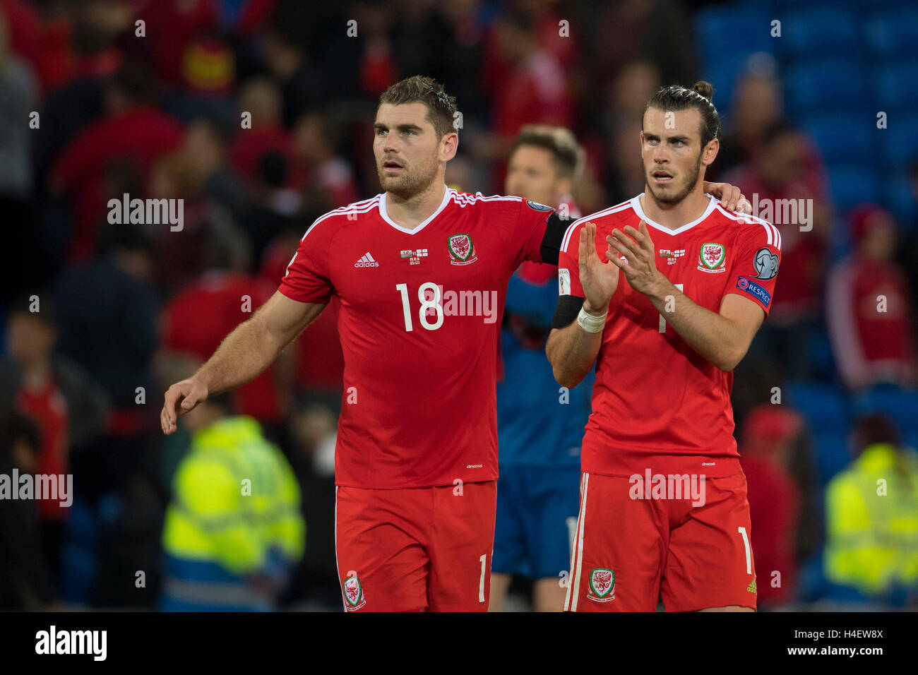 Wales v Georgia Fifa World Cup Qualifier at the Cardiff City Stadium in ...