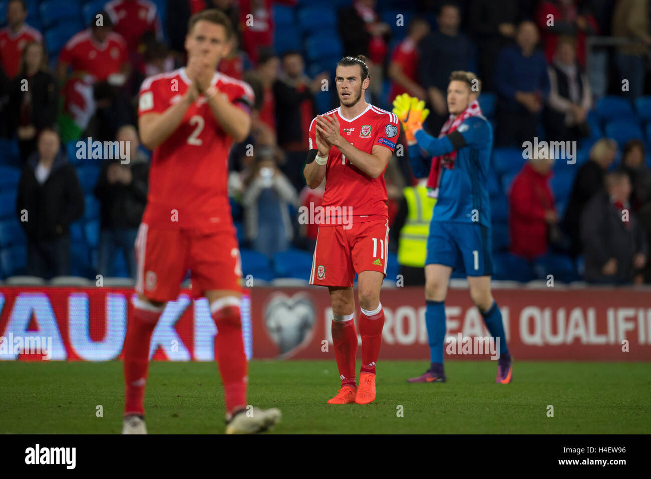 Wales v Georgia Fifa World Cup Qualifier at the Cardiff City Stadium in ...
