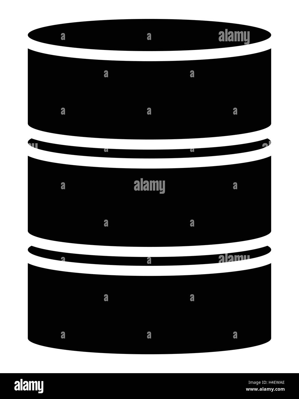 Barrel shape silhouettes. Simple 3d barrel icons Stock Vector Image ...