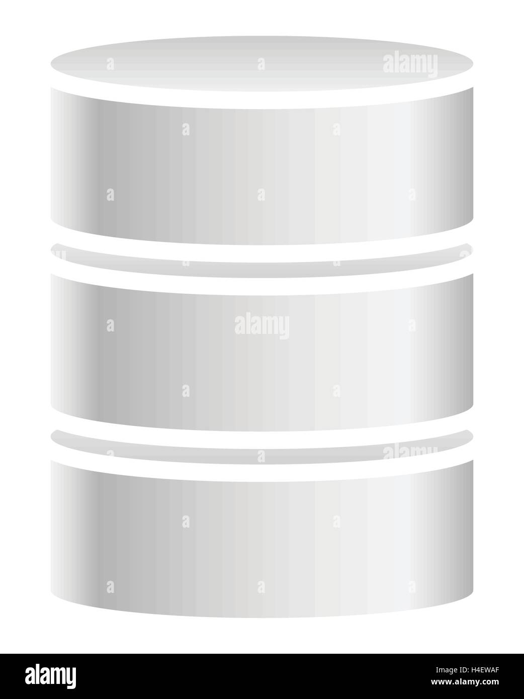 Barrel shape silhouette. Simple 3d barrel icon Stock Vector Image & Art ...