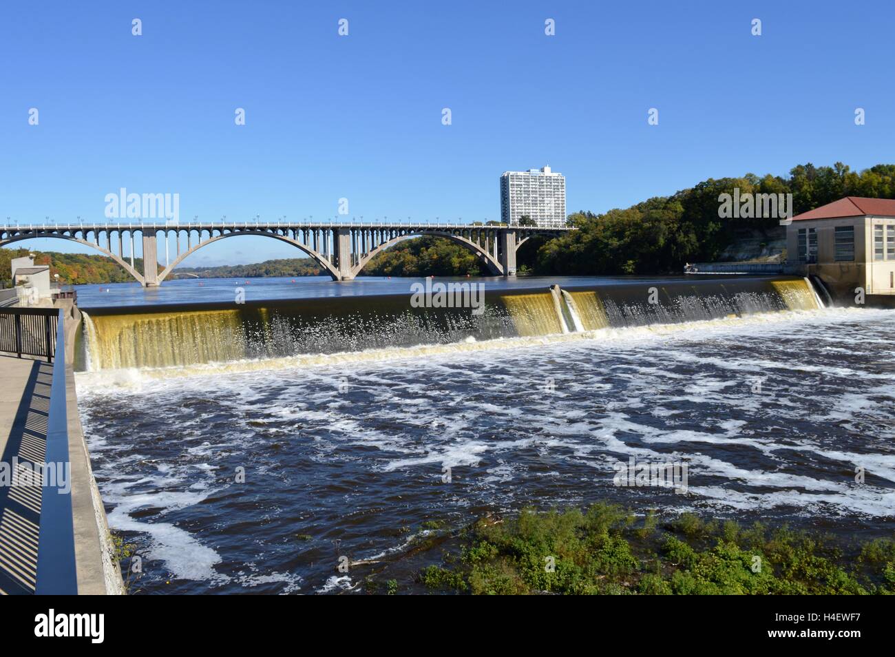 Ford Dam in Minnesota Stock Photo - Alamy