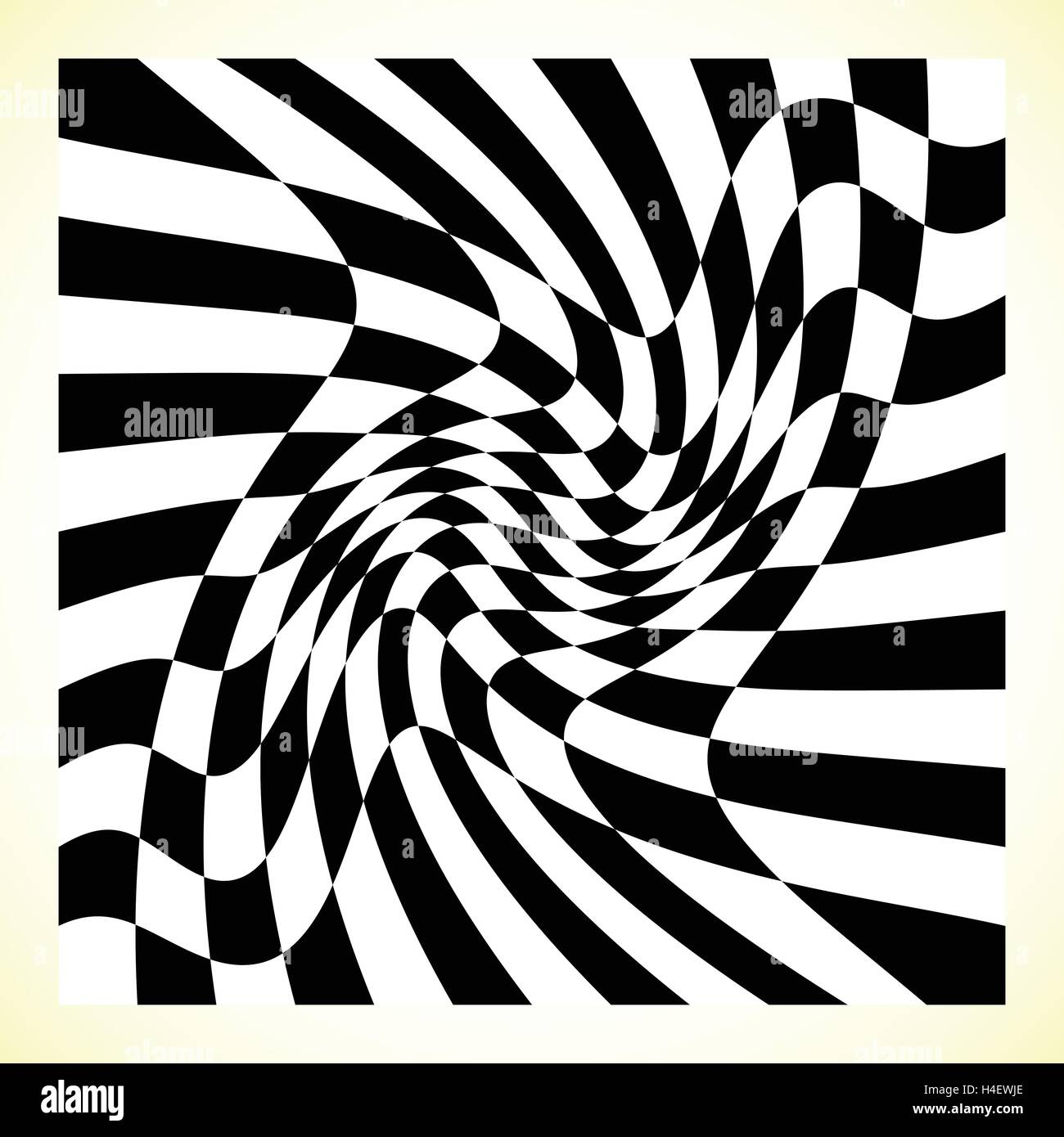 Checkered pattern (chess board, checker board) with distortion Stock ...