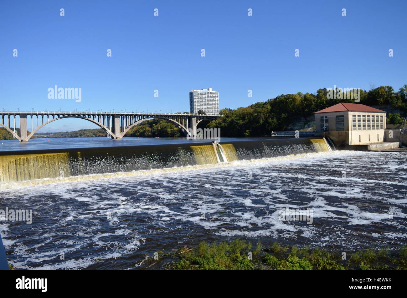 Ford Dam in Minnesota Stock Photo - Alamy