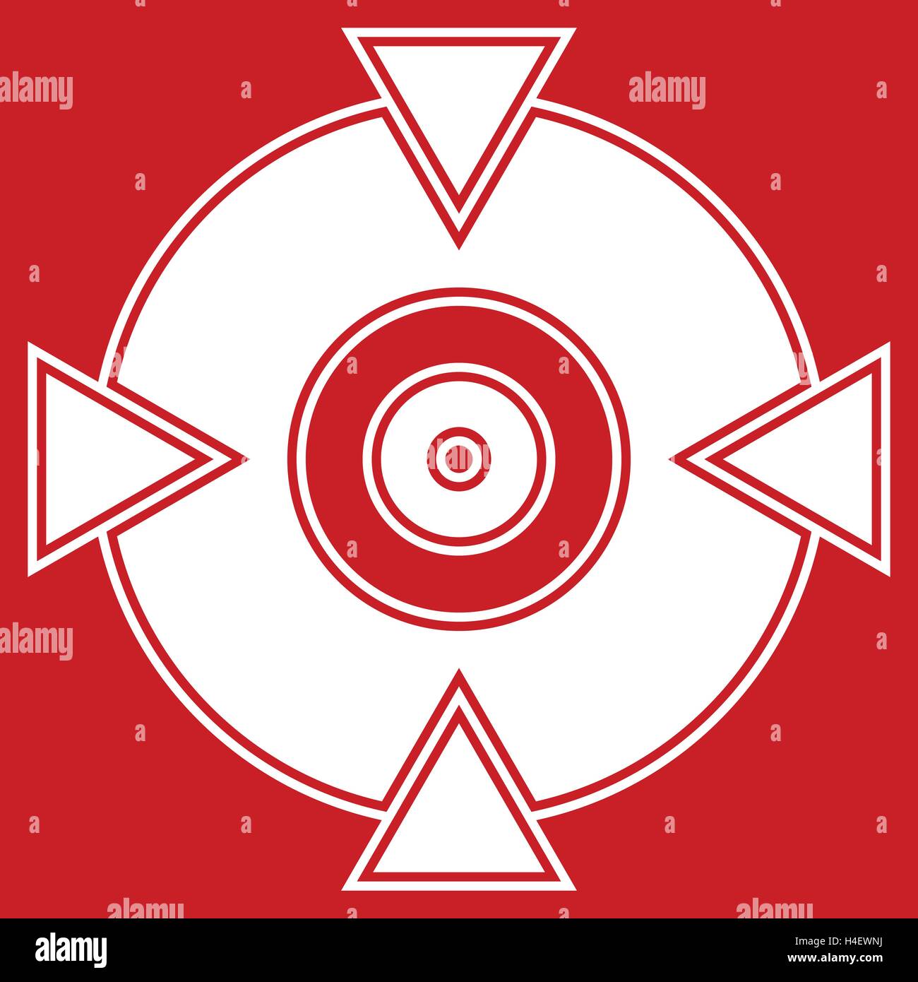 Crosshair, target mark shape for pinpoint, bullseye and alignment ...
