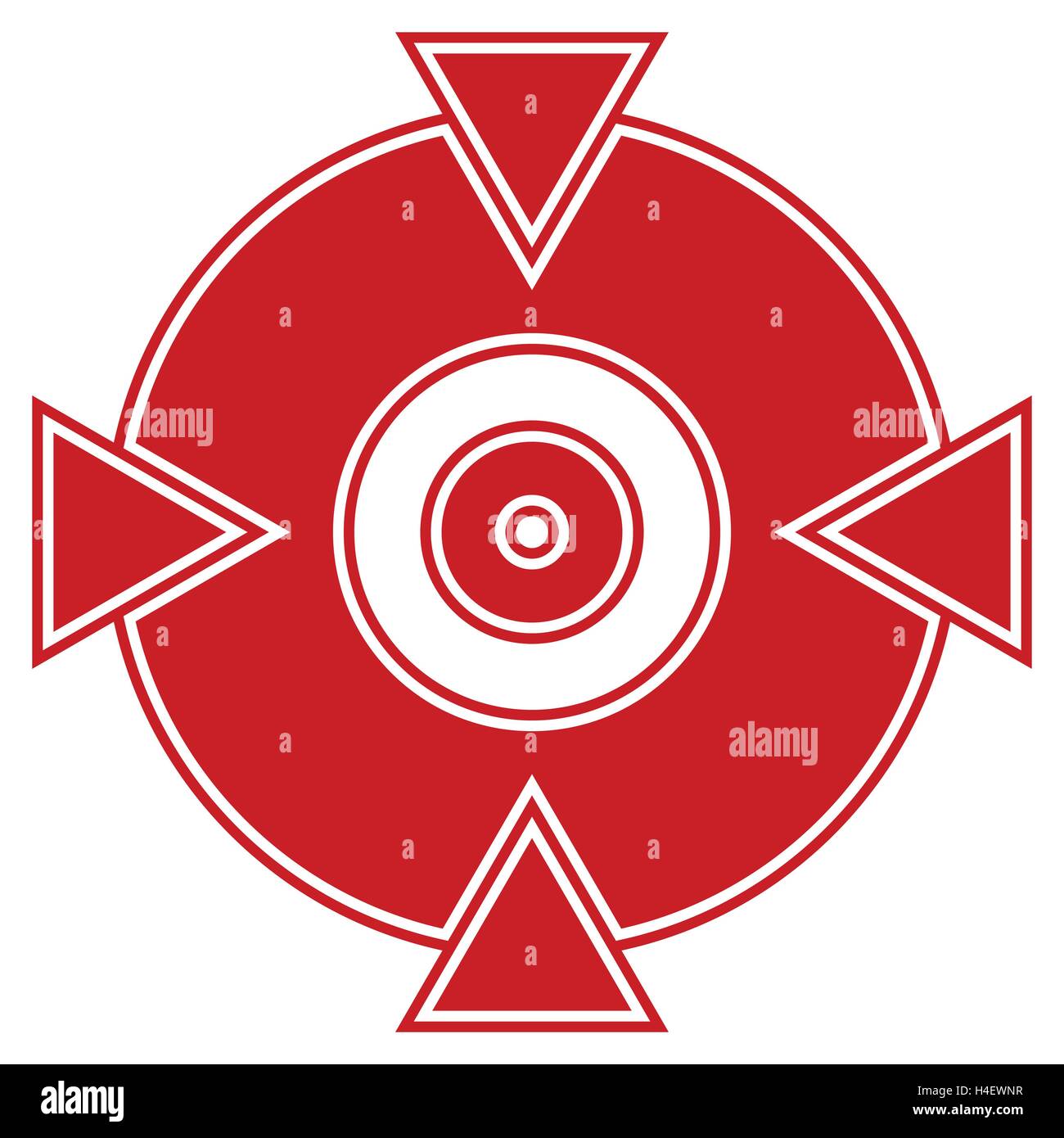 Crosshair, target mark shape for pinpoint, bullseye and alignment ...