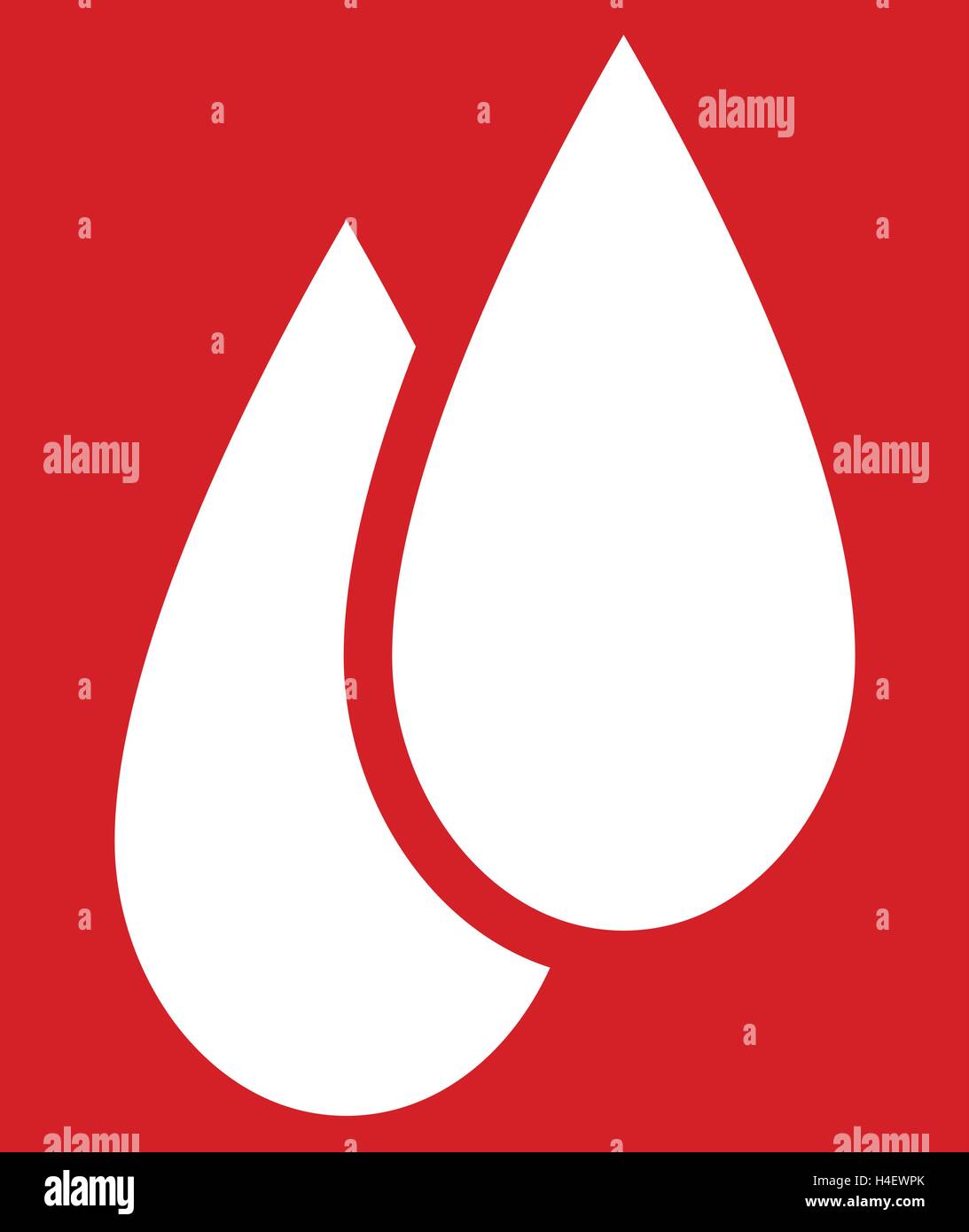 Blood drop symbol, blood drop icon for healthcare concepts Stock Vector ...