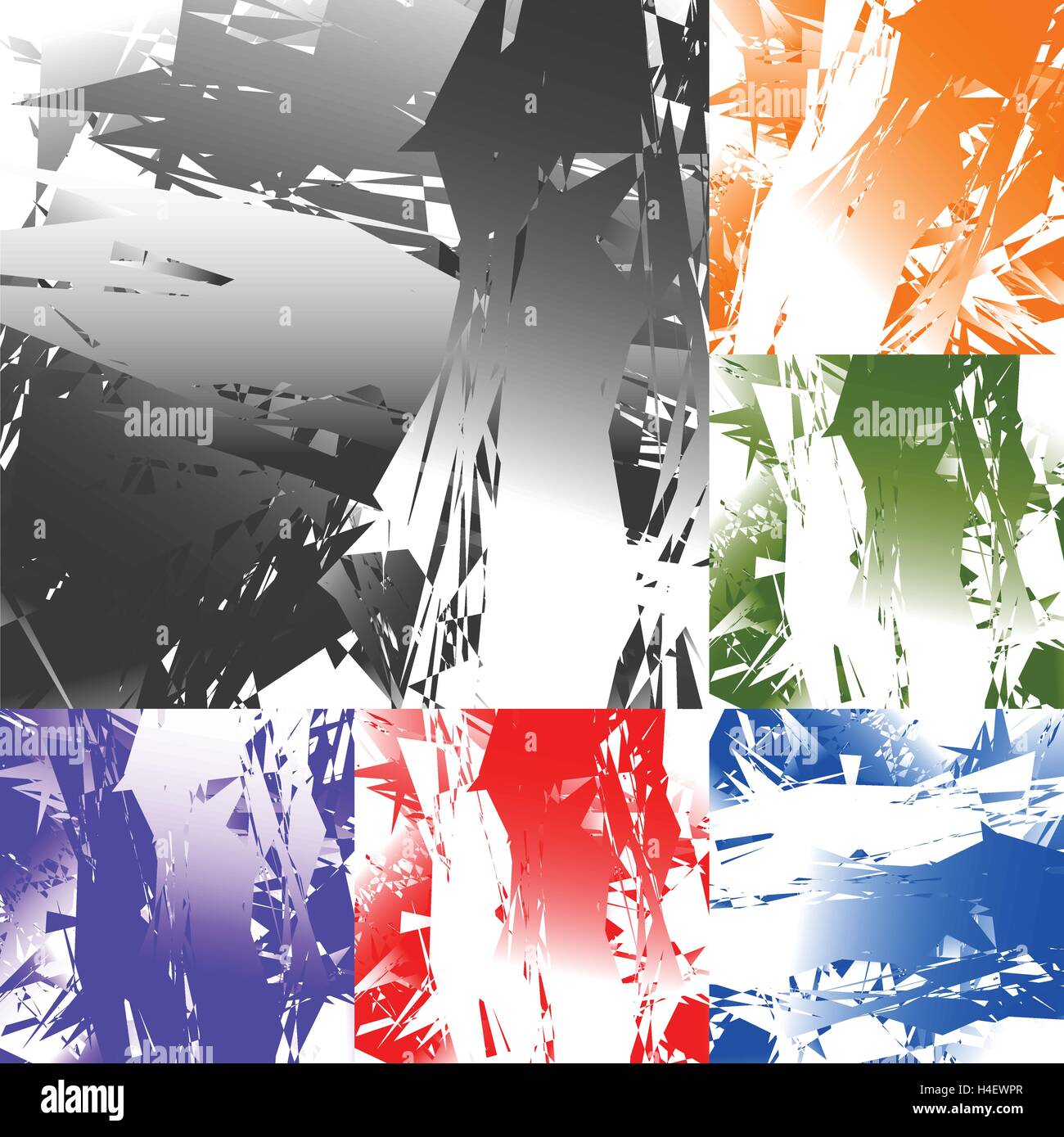 Grungy, edgy texture with random elements - Abstract illustration Stock ...