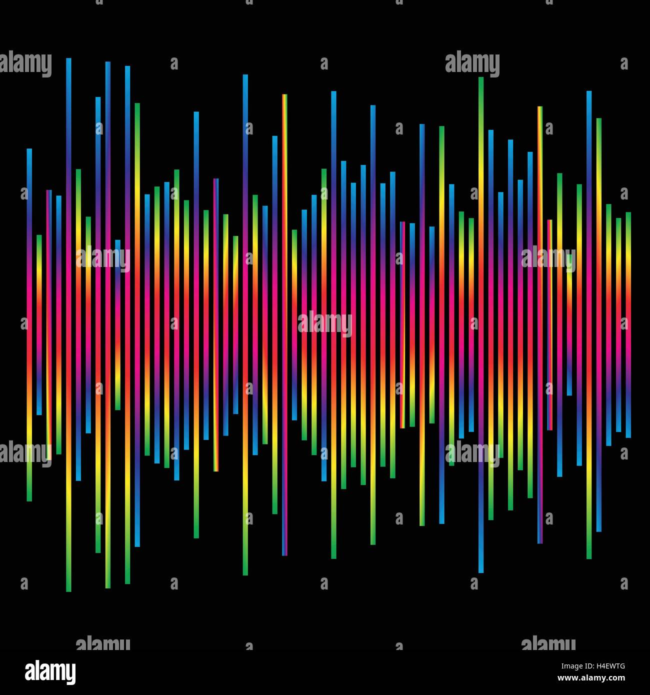 eq, equalizer element. bar chart, bar graph with irregular dynamic ...