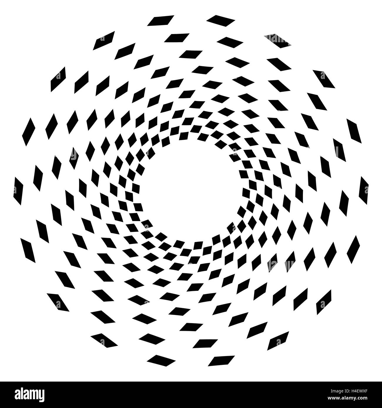 Geometric circle element. Circular graphic with geometric lines ...