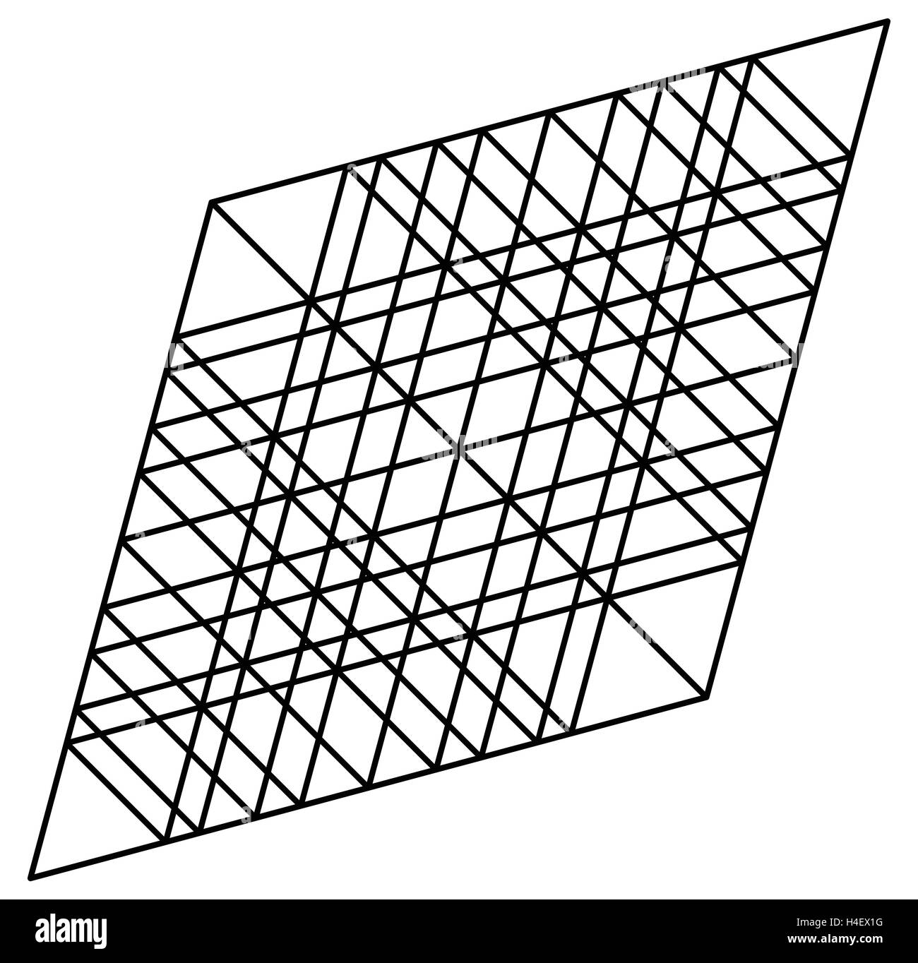 Lozenge shape Black and White Stock Photos & Images - Alamy