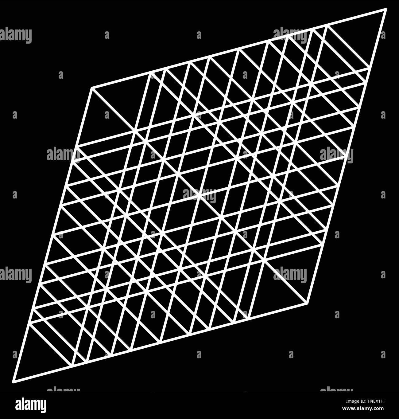 Lozenge shape Black and White Stock Photos & Images - Alamy