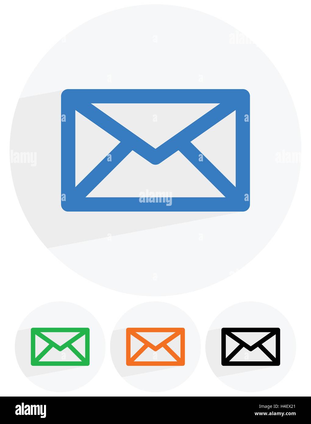 email, letter, envelope symbols. communication, contact, support icon ...