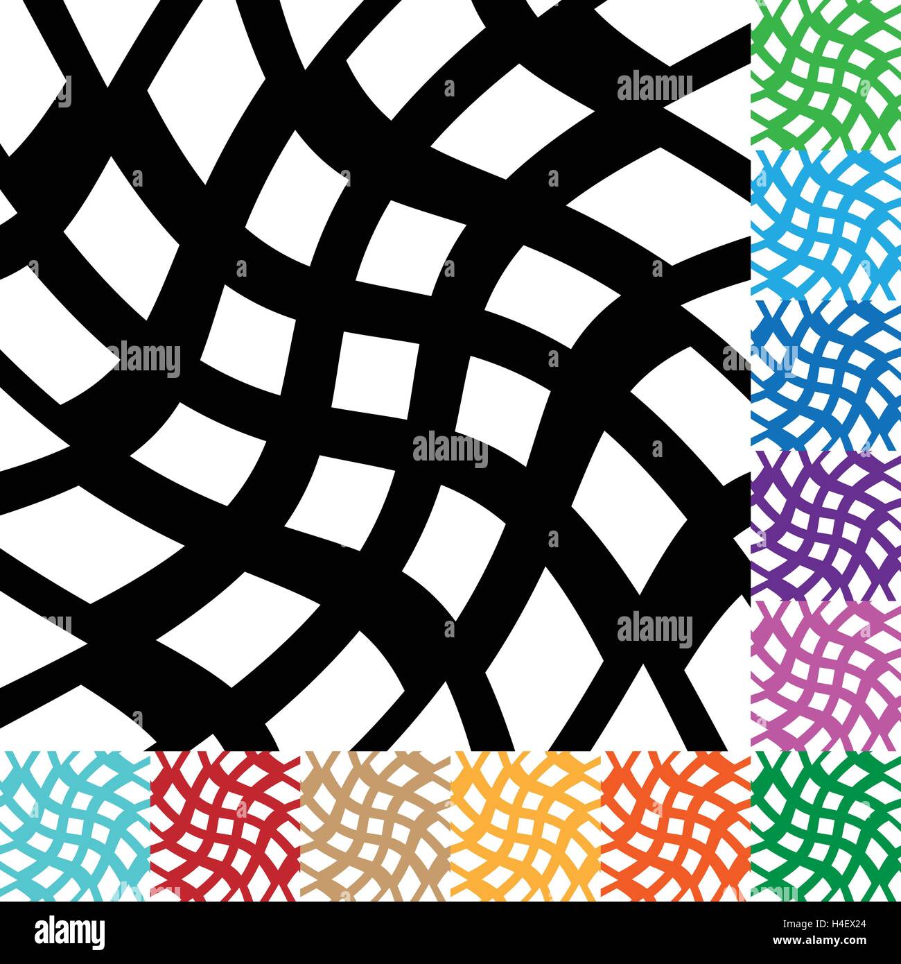 Rotating lattice Stock Vector Images - Alamy