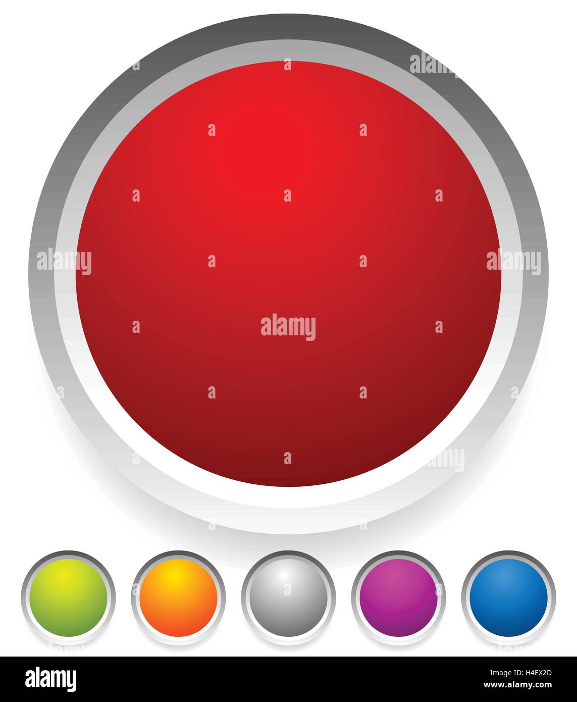 Button, badge shapes / backgrounds in several colors Stock Vector Image ...