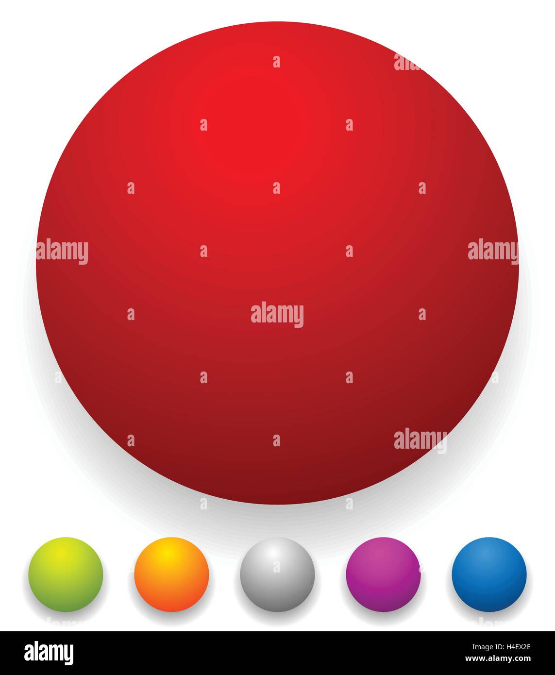 Button, badge shapes / backgrounds in several colors Stock Vector Image ...