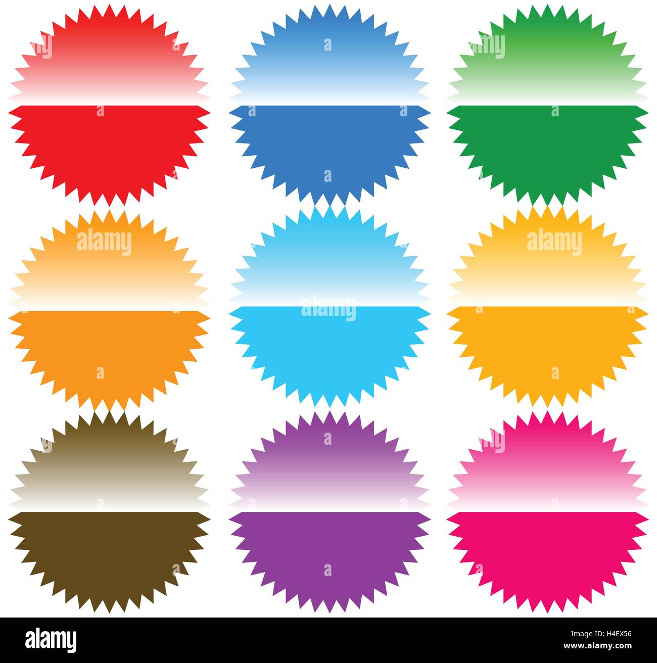 button / badge / pin / tag / label shapes, elements Stock Vector Image ...
