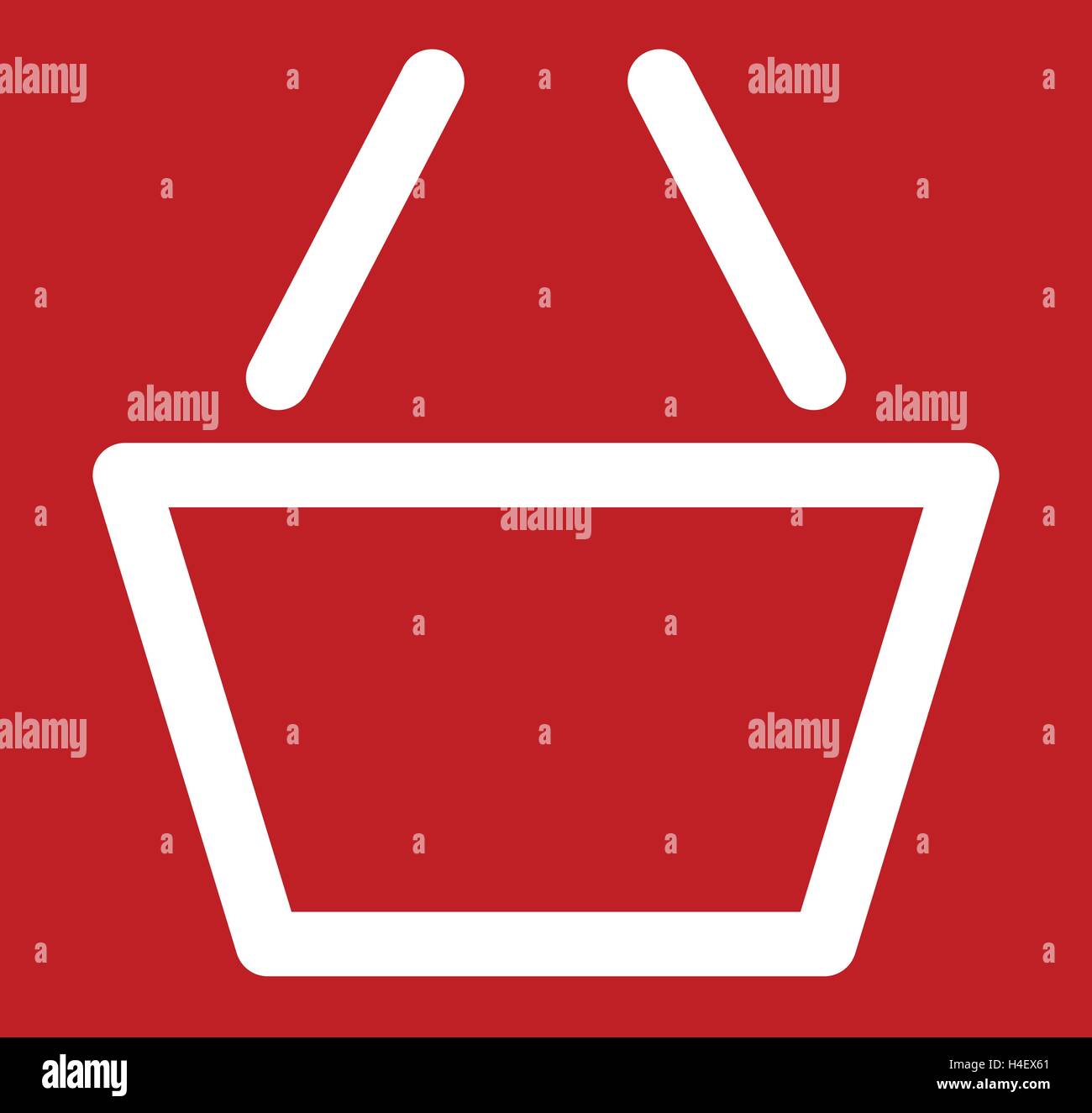 Shopping cart symbol, shopping cart icon. Outline icon of shopping over ...