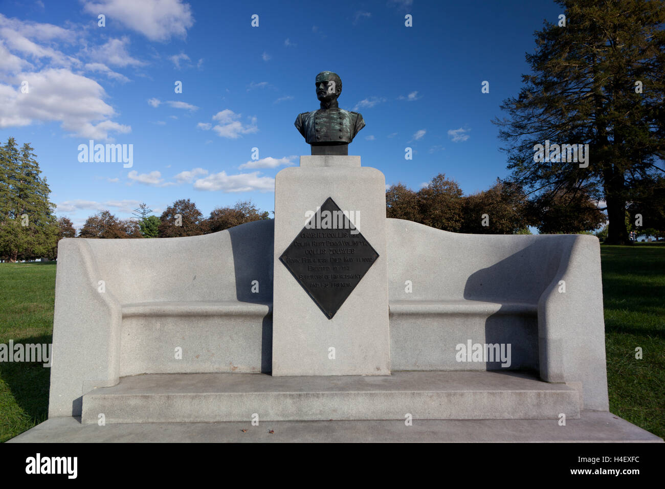 Memorial to Major General Charles H T Collis in the Soldiers' National ...