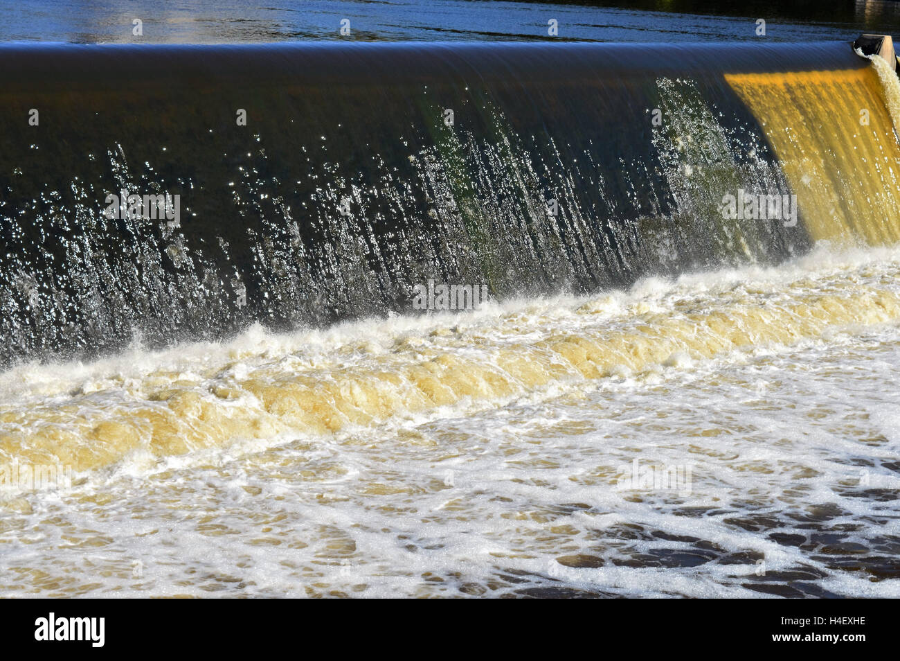 Waterfall at the Ford Dam in Minneapolis Minnesota Stock Photo - Alamy