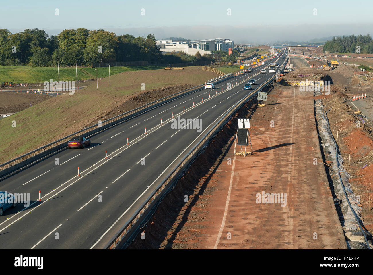 Motorway upgrading hi-res stock photography and images - Alamy