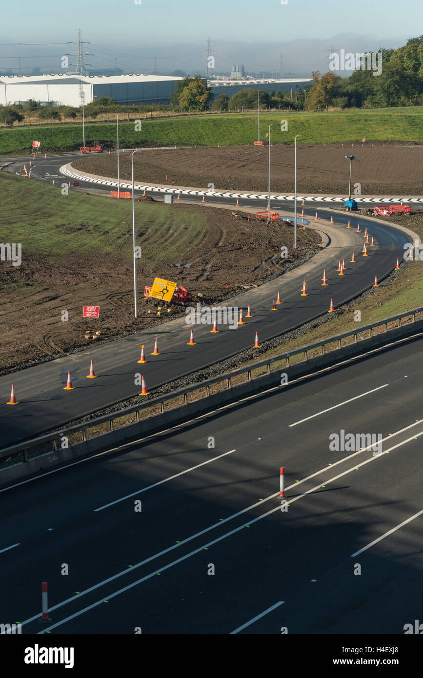 Construction of new junction and slip roads to M8 motorway,Lanarkshire ...