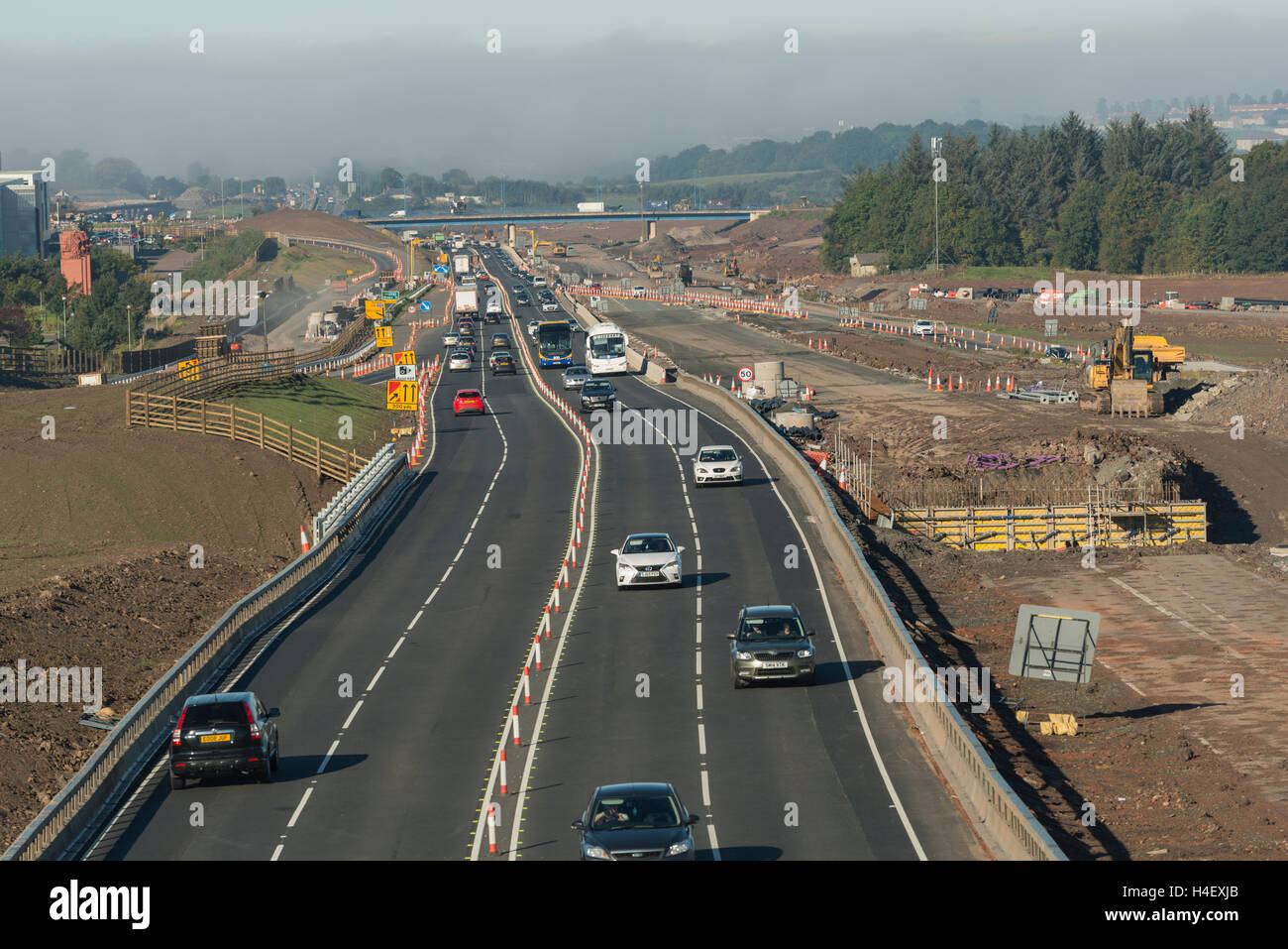 Roadworks Uk Motorway Stock Photos & Roadworks Uk Motorway Stock Images ...