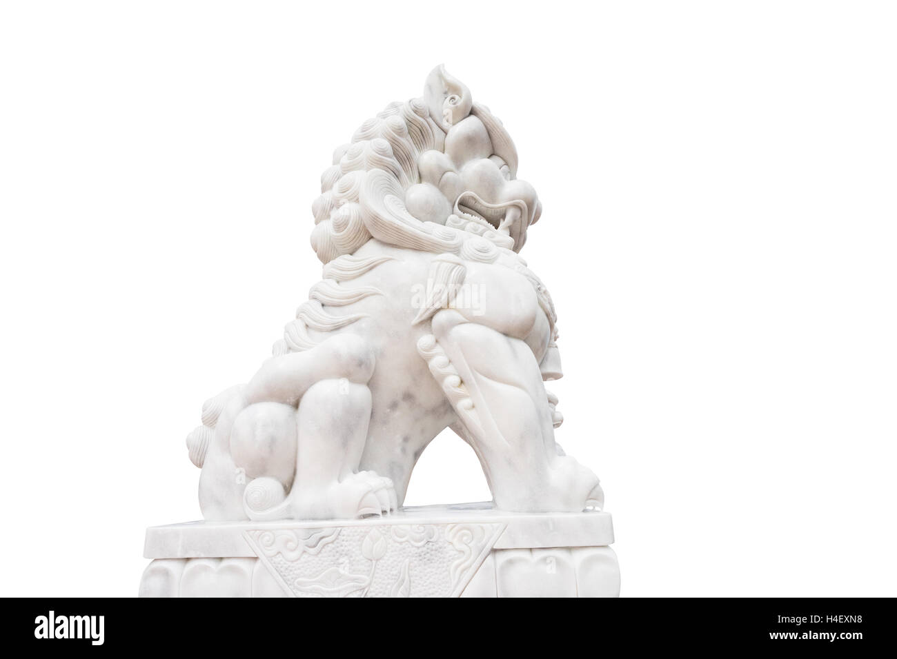 Stone statue of lion hi-res stock photography and images - Alamy