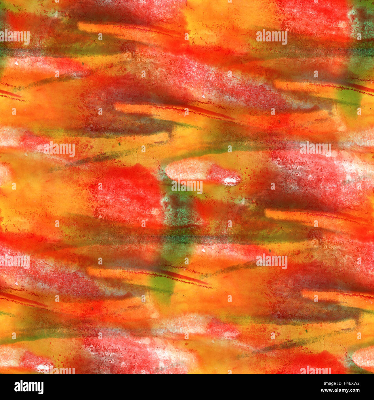paint watercolor orange red seamless water color texture with spots and ...