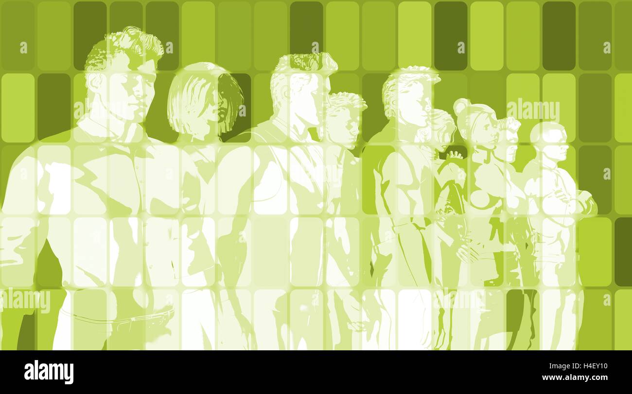 Business People Background as a Group Concept Art Stock Photo - Alamy