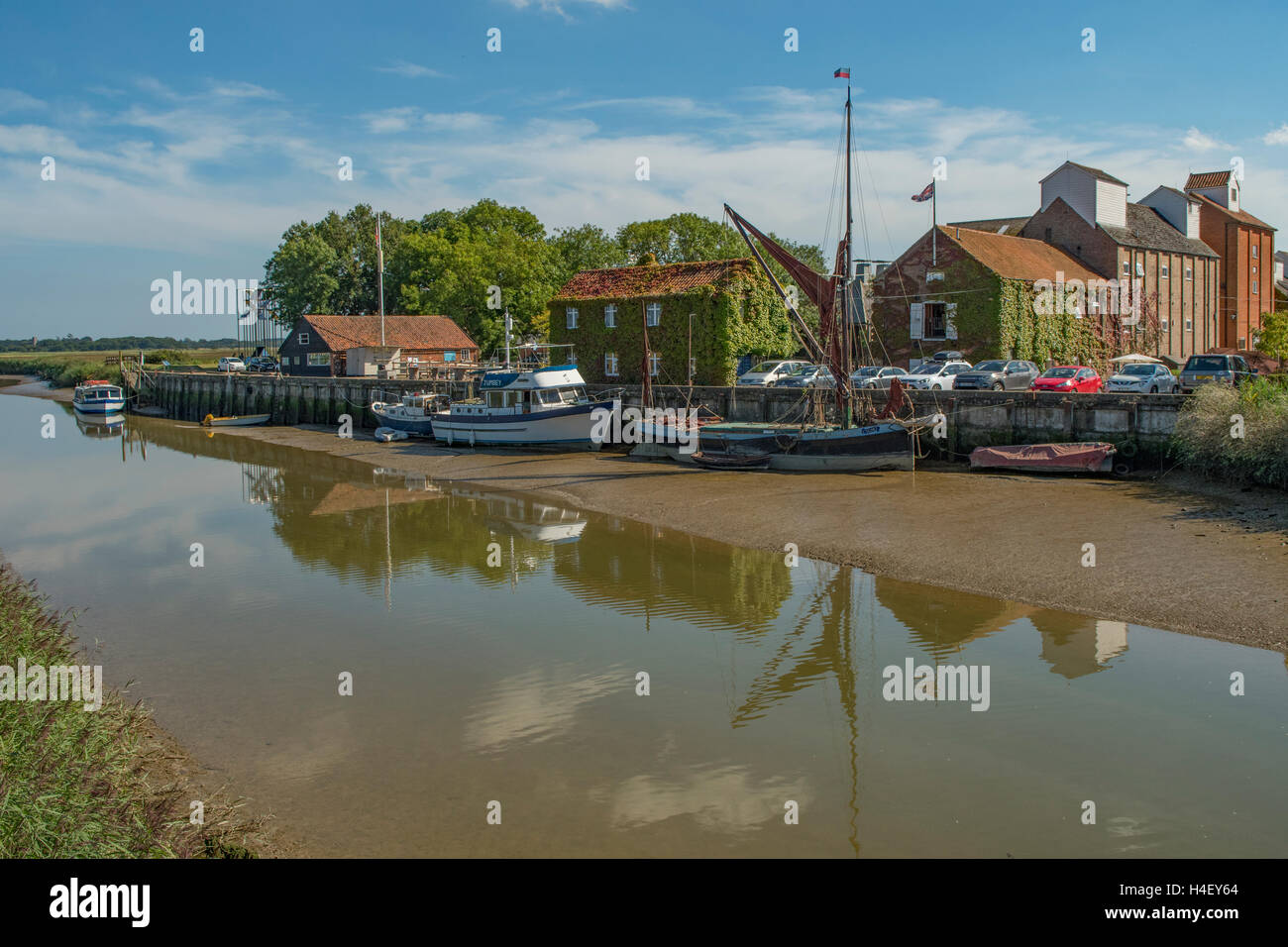 Snape Maltings and River Alde, Snape, Suffolk, England Stock Photo - Alamy