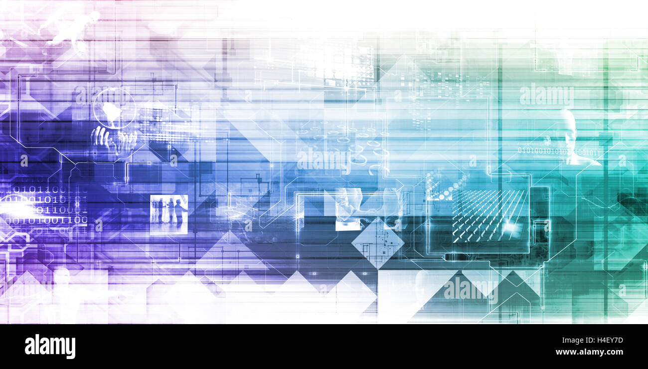 Technology Abstract Background for Presentation as Concept Stock Photo ...