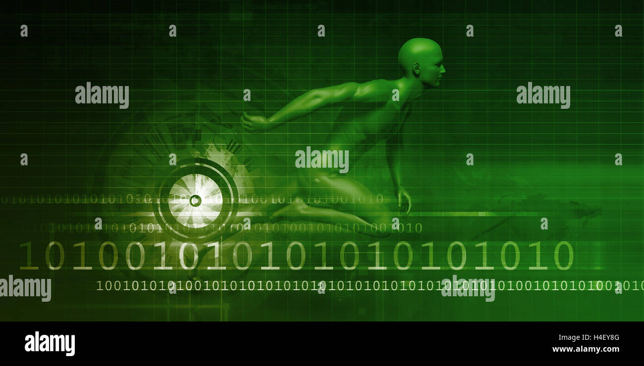 Broadband Internet with Fibre Speed Connection Art Stock Photo - Alamy