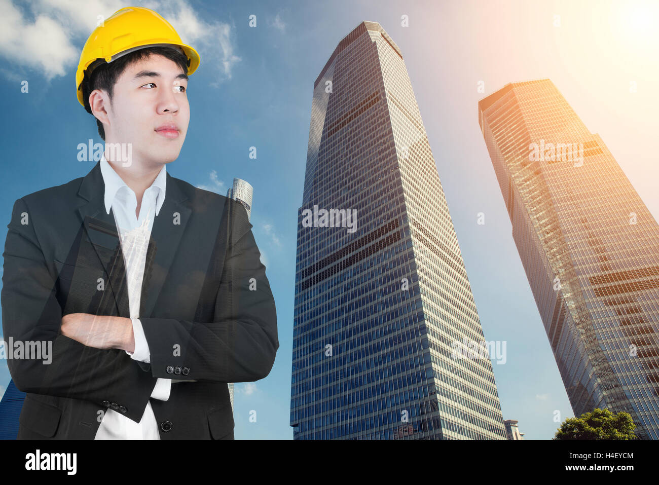 Skyscraper construction plan hi-res stock photography and images - Alamy