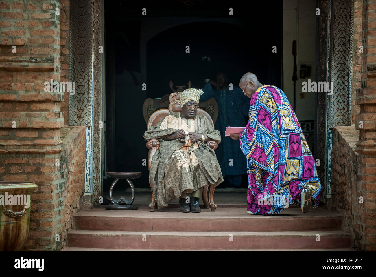 Bamum throne cameroon hi-res stock photography and images - Alamy