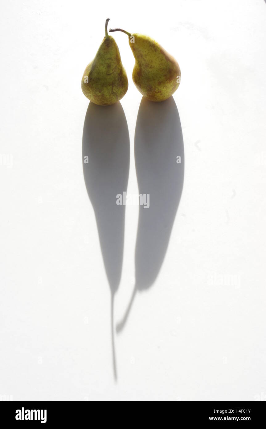 Two pears, symbolic image for affection Stock Photo - Alamy