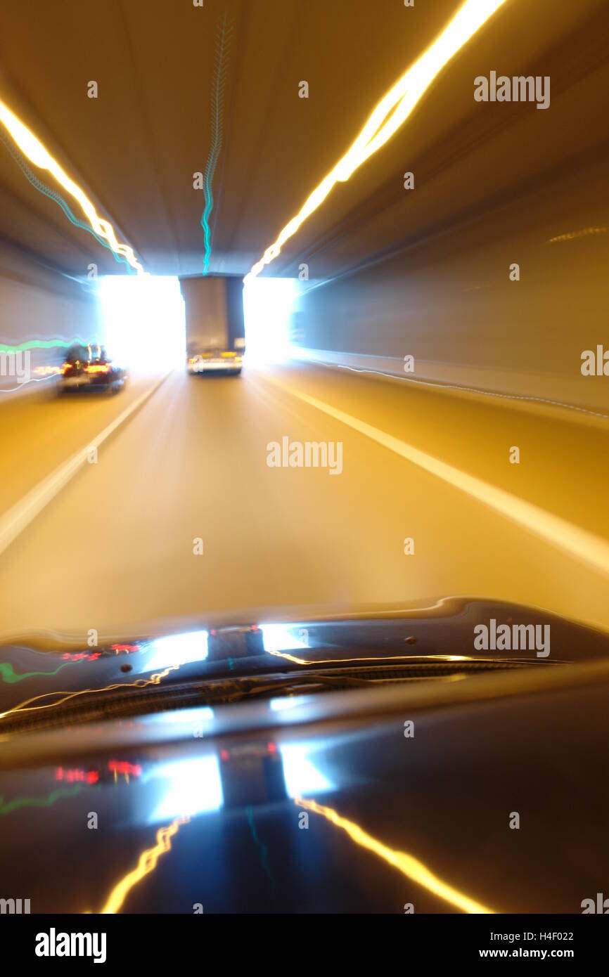 Drive through a tunnel Stock Photo - Alamy