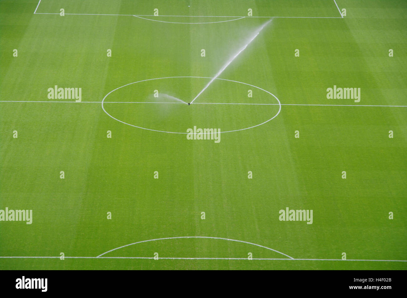 Football pitch sprinklers hi-res stock photography and images - Alamy