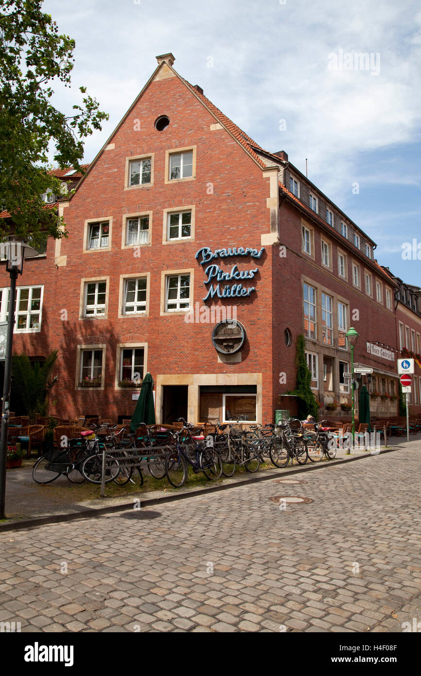 Brauerei Pinkus Mueller, brewery and restaurant, Kuhviertel area ...