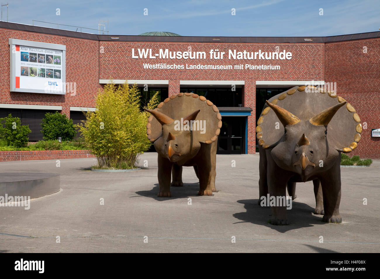 Natural history museum and planetarium, Muenster, Muensterland, North ...