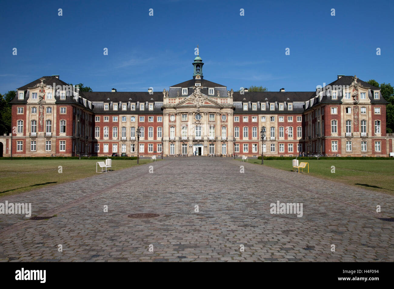 Schloss, Castle, University, Muenster, Muensterland, North Rhine ...