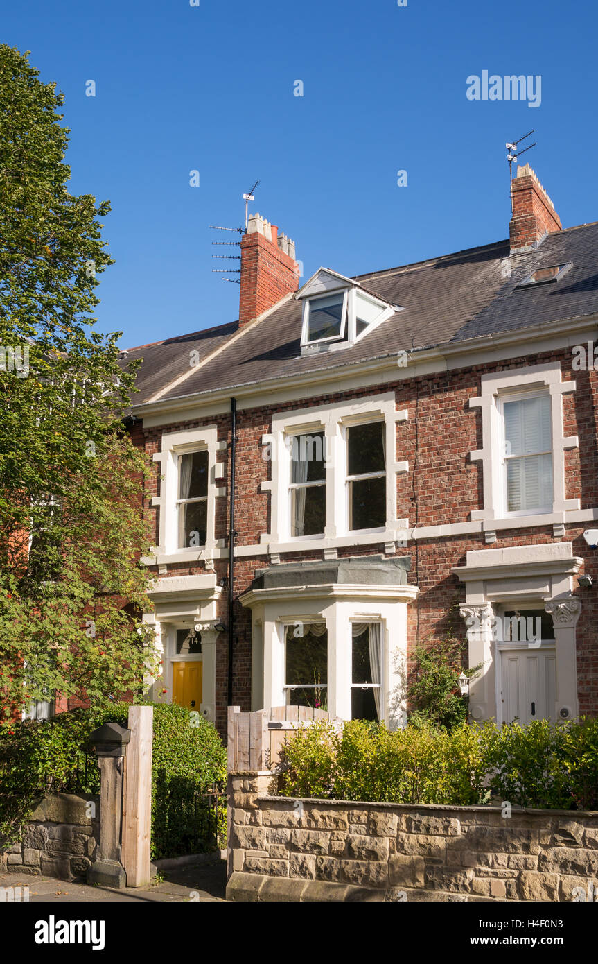 Late Victorian terraced house Brandling Village, Tankerville Terrace ...