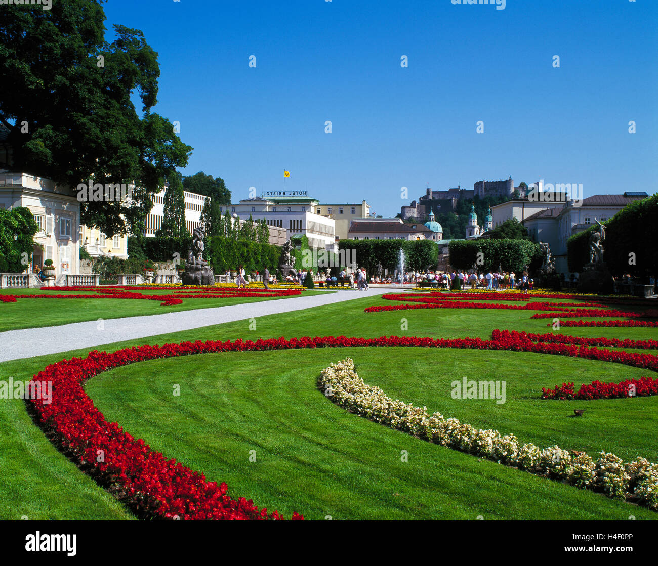 Salzburg mirabell palace and gardens hi-res stock photography and ...
