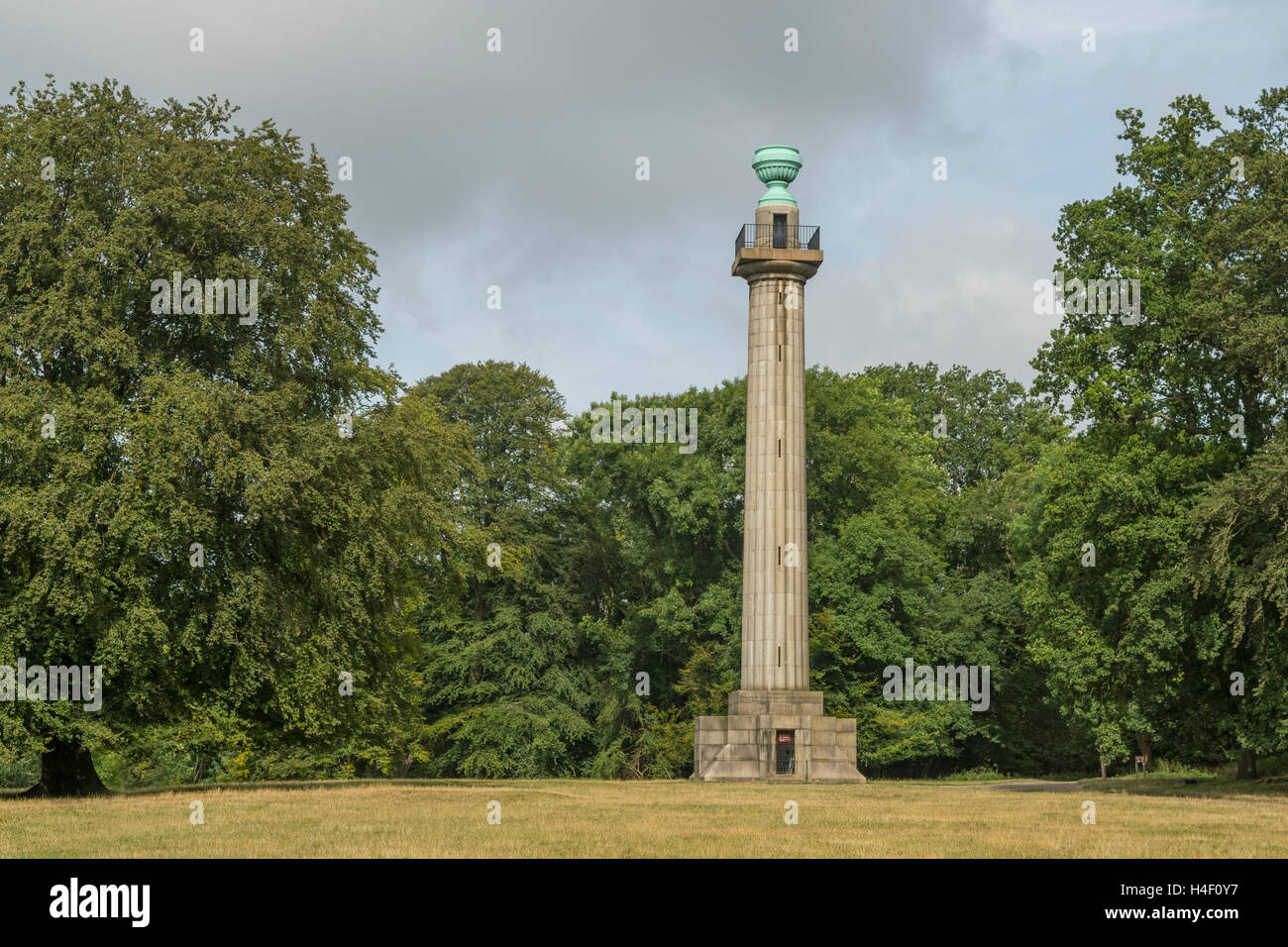 Bridgewater Monument in Ashridge Estate, Hertfordshire, England Stock ...