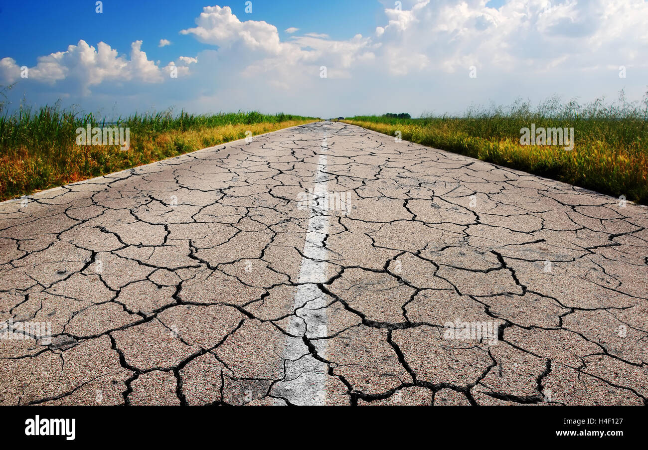 Earthquake Crack Road High Resolution Stock Photography and Images - Alamy