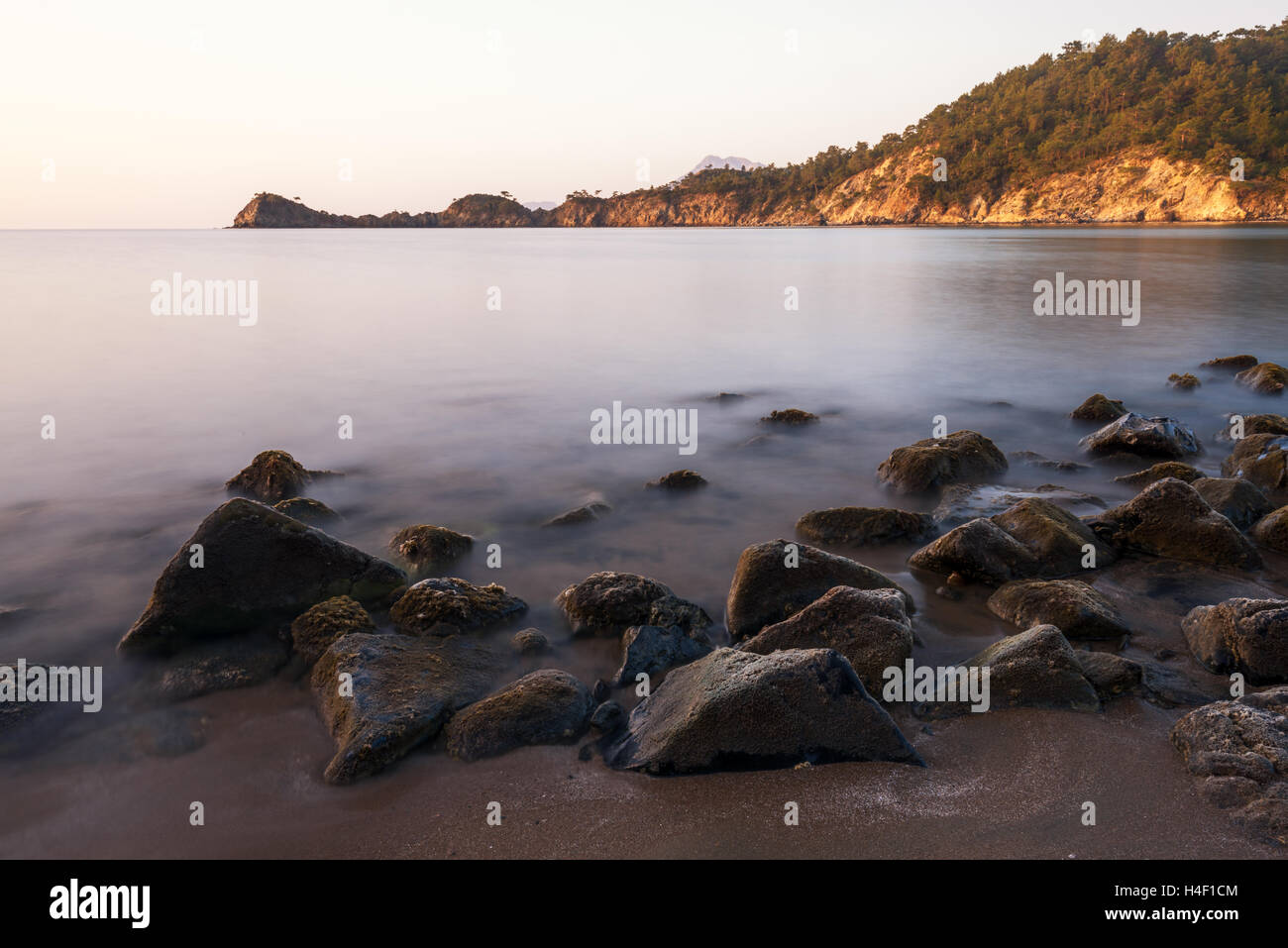Amazing Mediterranean seascape in Turkey Stock Photo - Alamy