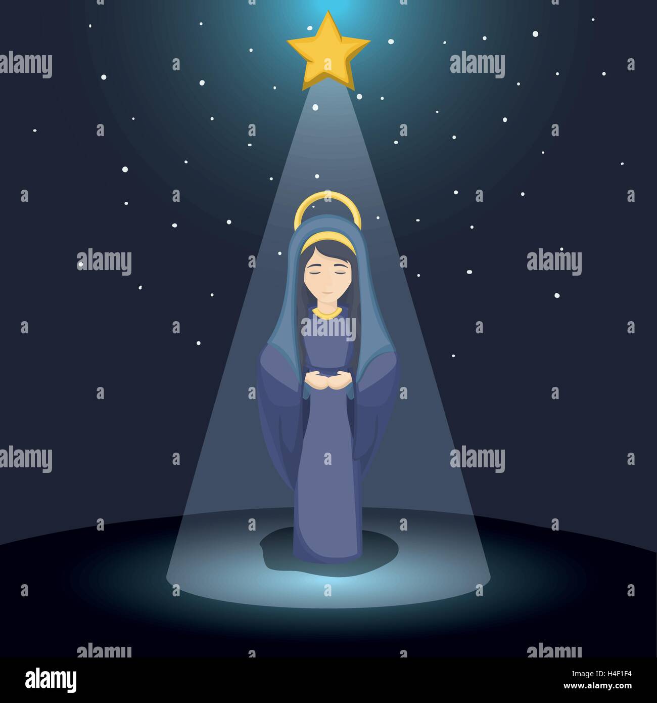 Holy mary cartoon design hi-res stock photography and images - Alamy