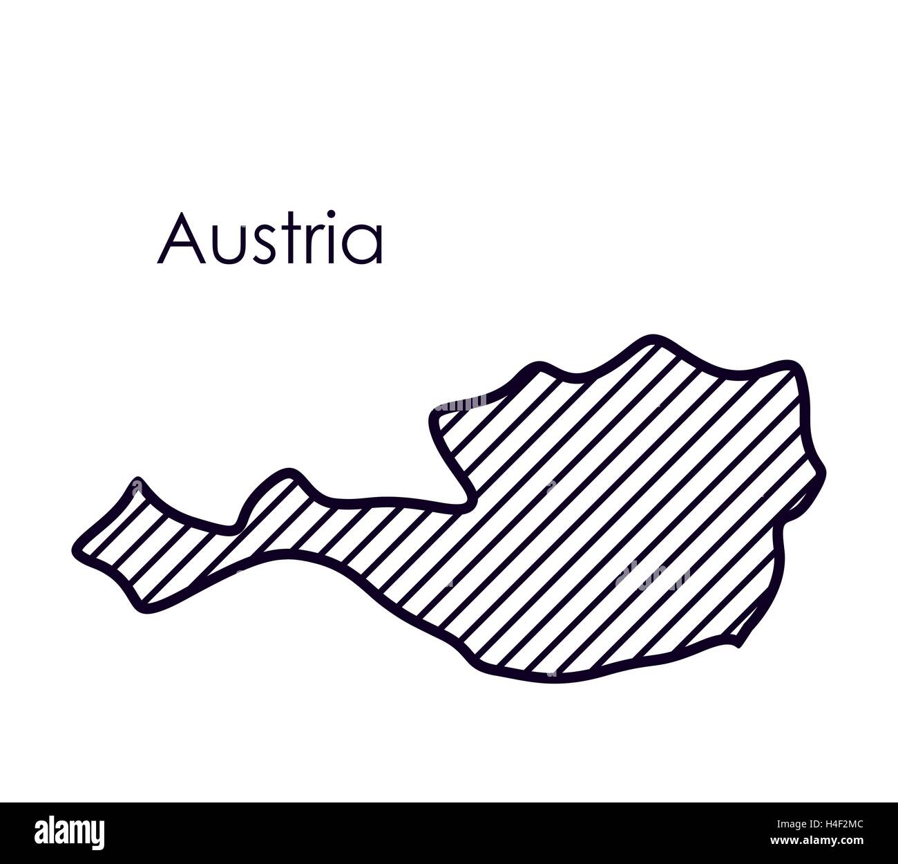Isolated austria map design Stock Vector Image & Art - Alamy