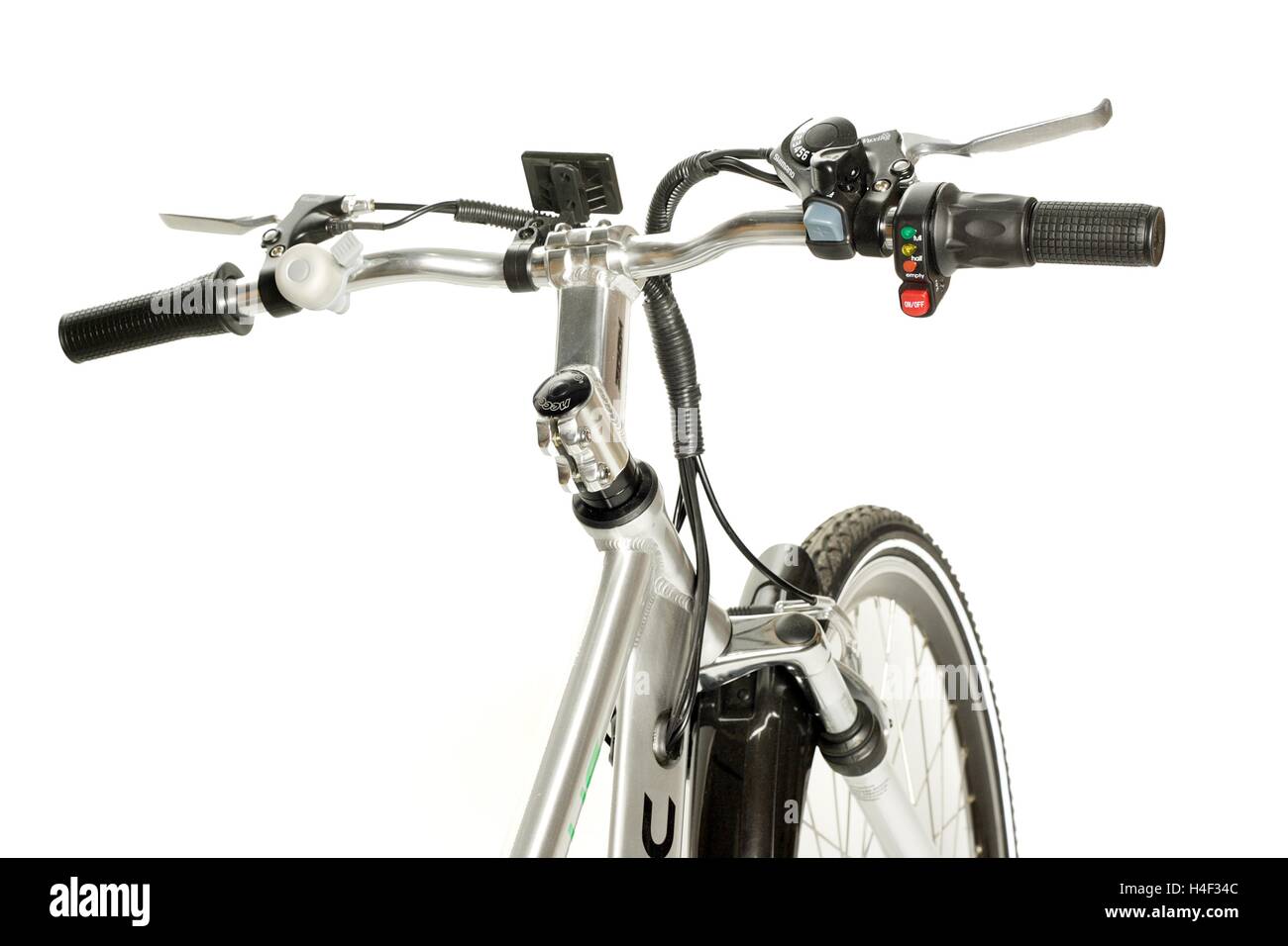 Battery powered electric bicycle Stock Photo - Alamy