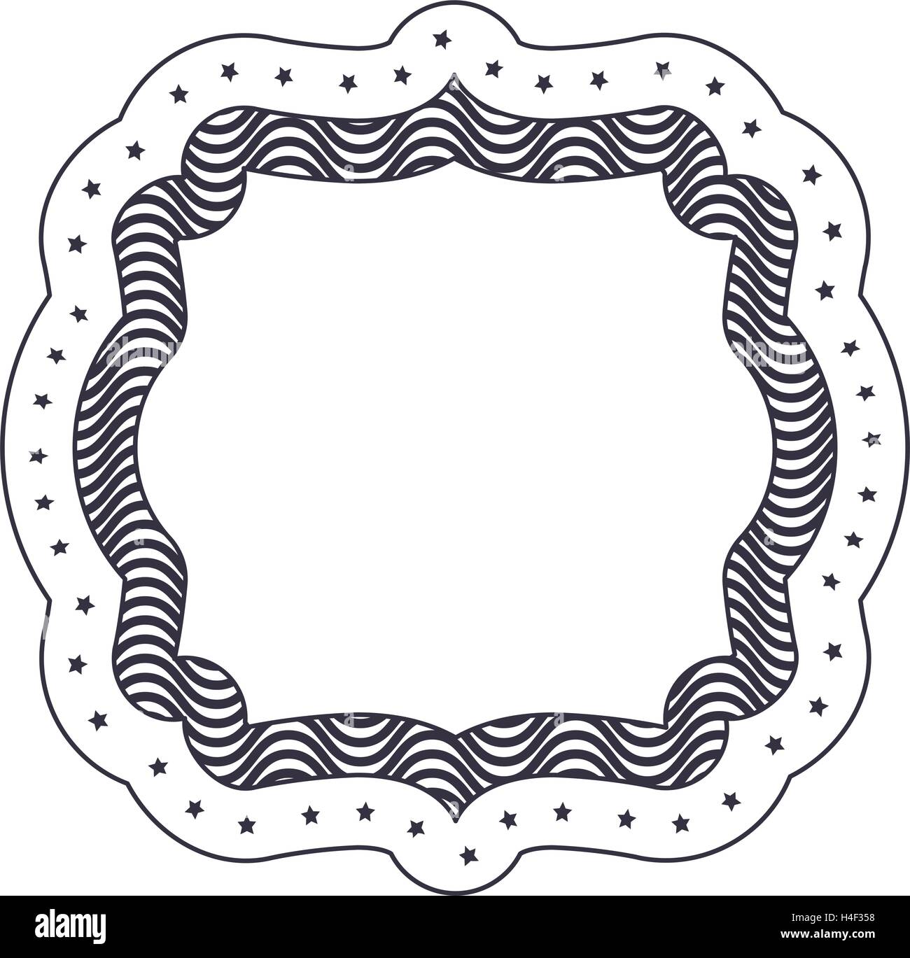 Isolated decorative frame design Stock Vector Image & Art - Alamy