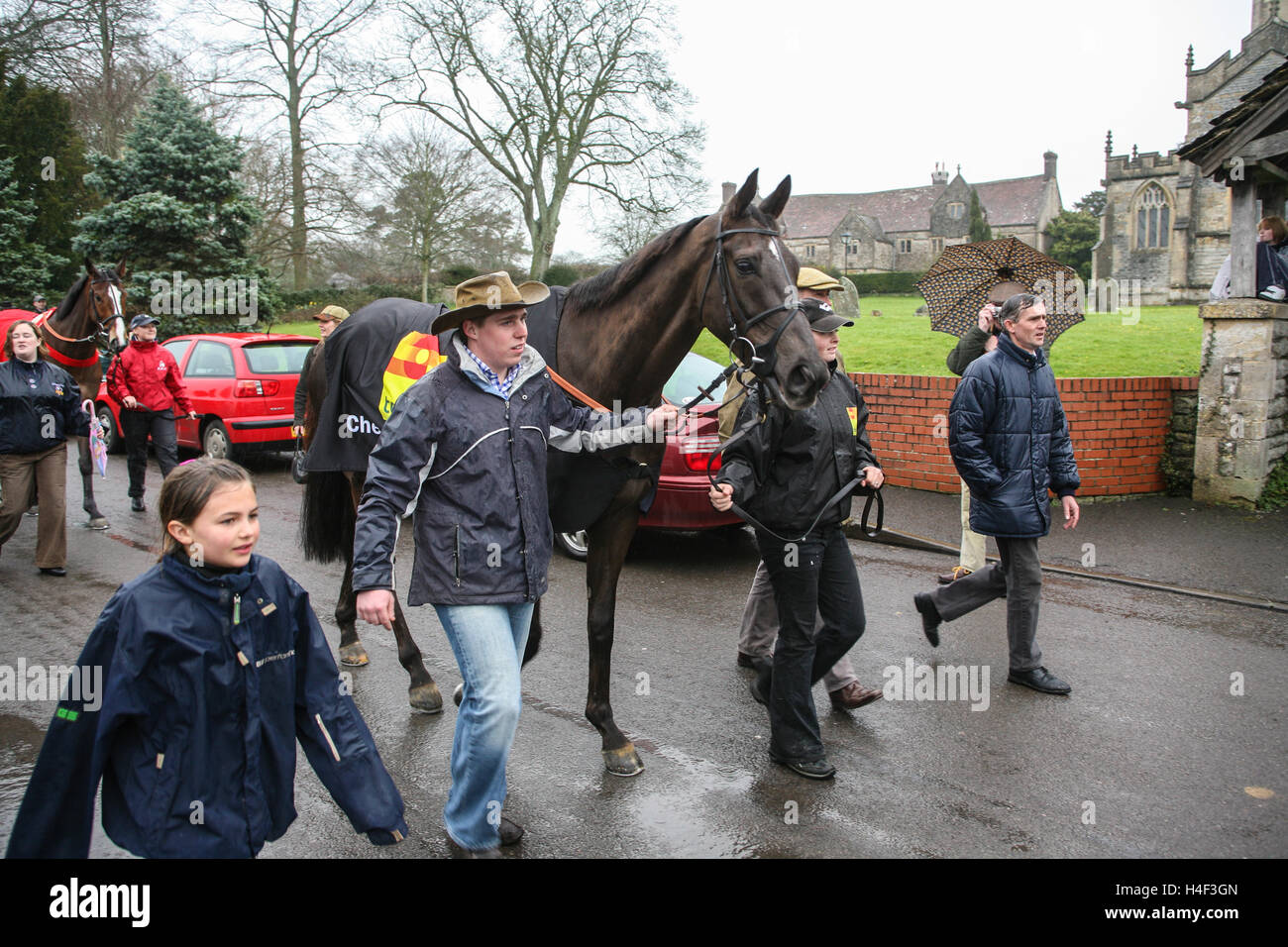 Parade through ditcheat village hi-res stock photography and images - Alamy